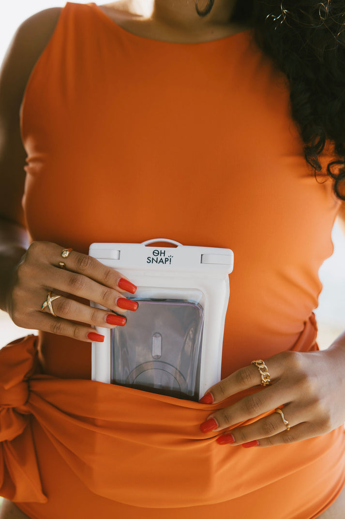 Floating Waterproof Phone Pouch – Oh Snap! Swimwear